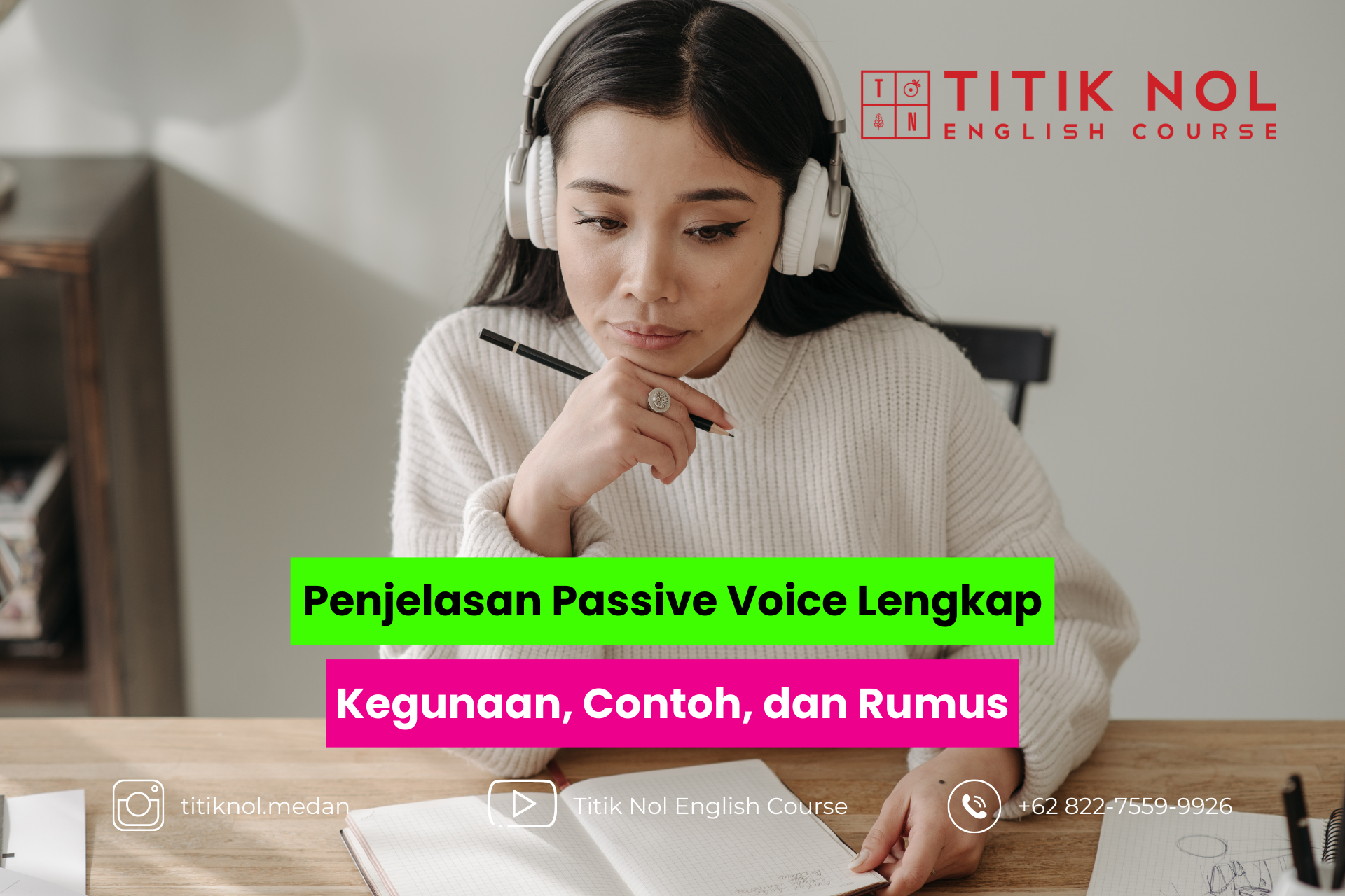 Penjelasan Passive Voice Lengkap - Kegunaan, Contoh, dan Rumus